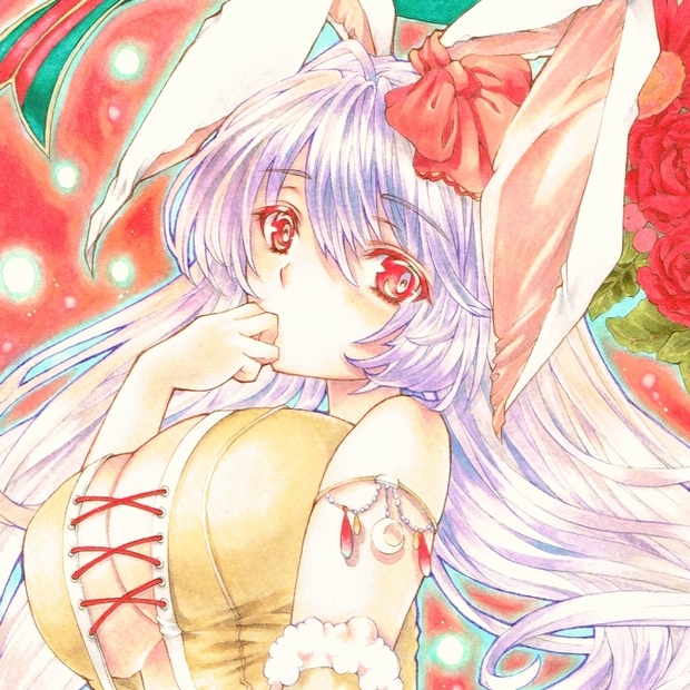 Yahoo!オークション - 1149 同人手描きイラスト【東方Project】鈴仙・...