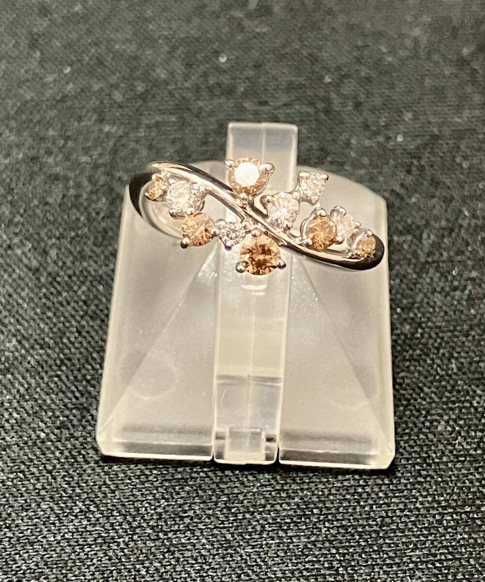 Yahoo!オークション - K18WG #12 ダイヤ0.5ct リング 鑑別書付き 店舗...