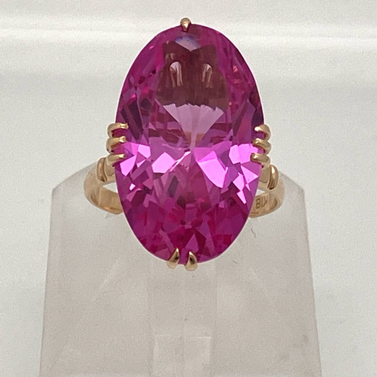 Yahoo!オークション - 【クリーニング済み】K18 ＃8 総重量約5.5g パー...