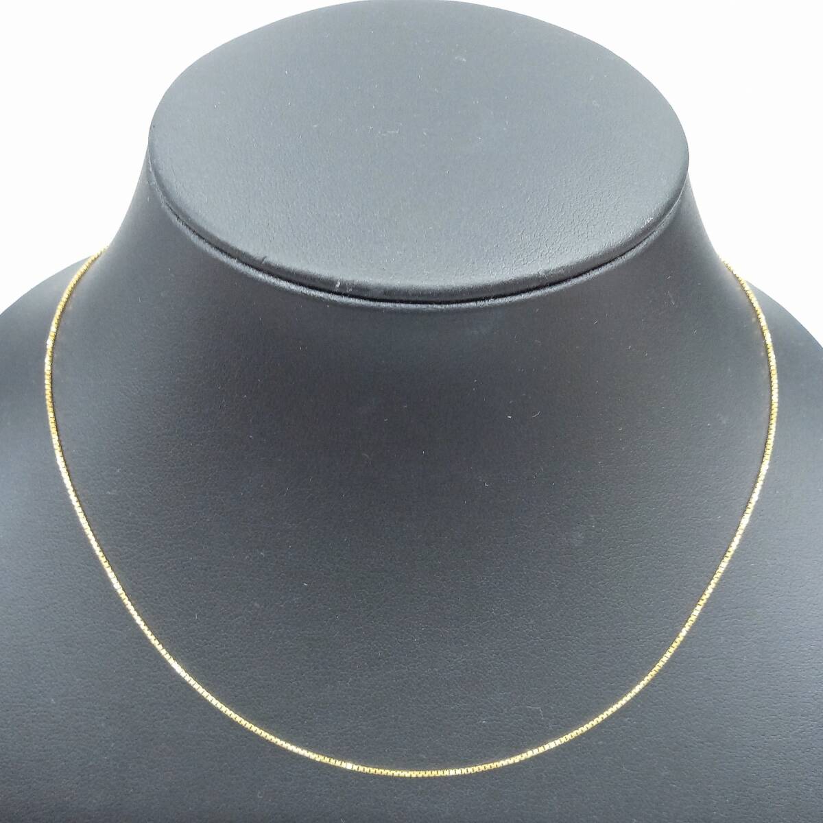 Yahoo!オークション - K18 42cm 2.7g ネックレス イエローゴールド ア...