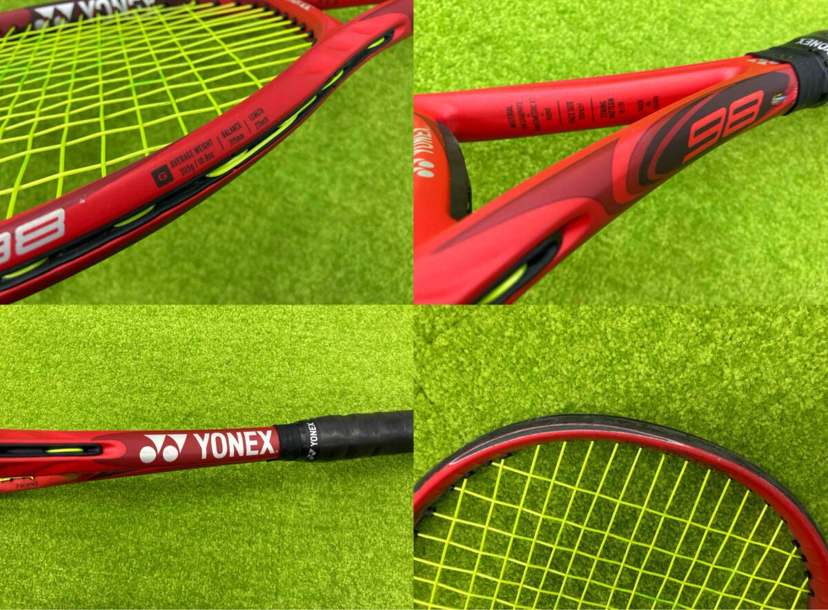 Yahoo!オークション - YONEX/ヨネックス YONEX VCORE 98 テニスラケッ...