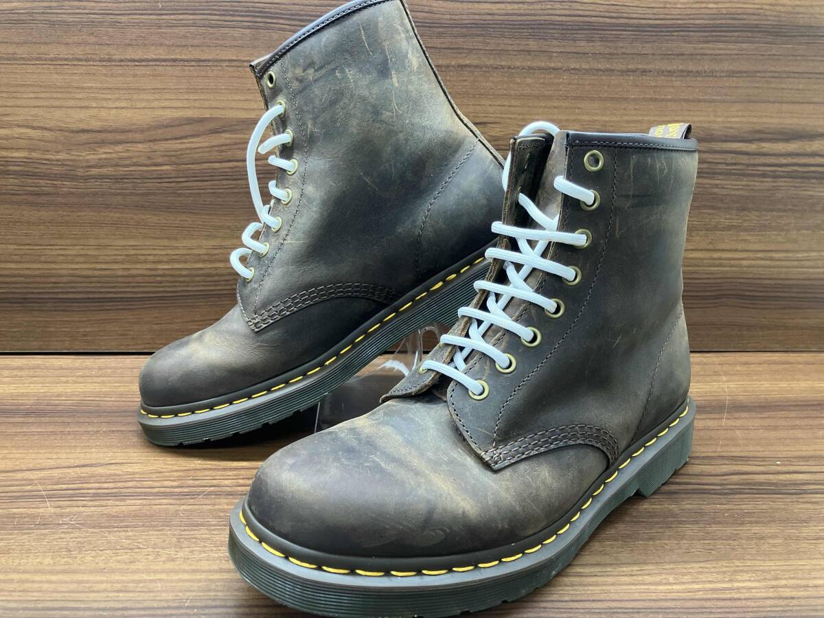 Yahoo!オークション - Dr.Martens 1460 ダークブラウン 11822203CRAZYH...