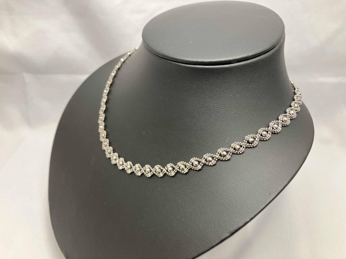 Yahoo!オークション - Pt850(総16.9g) 41cm デザインチェーン ネックレ...