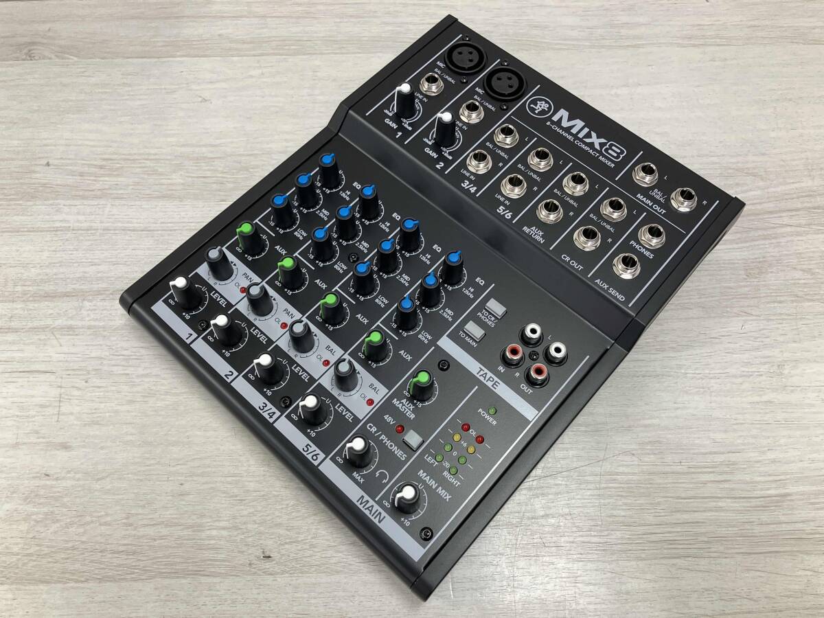 Yahoo!オークション - MACKIE MIX8 コンパクトミキサー 8チャンネル ア...