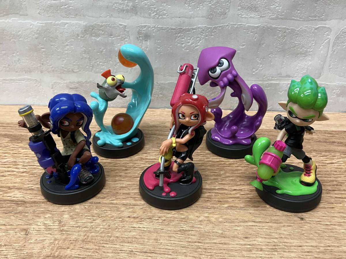 Yahoo!オークション - ジャンク amiibo 5体セット スプラトゥーン SPLA...