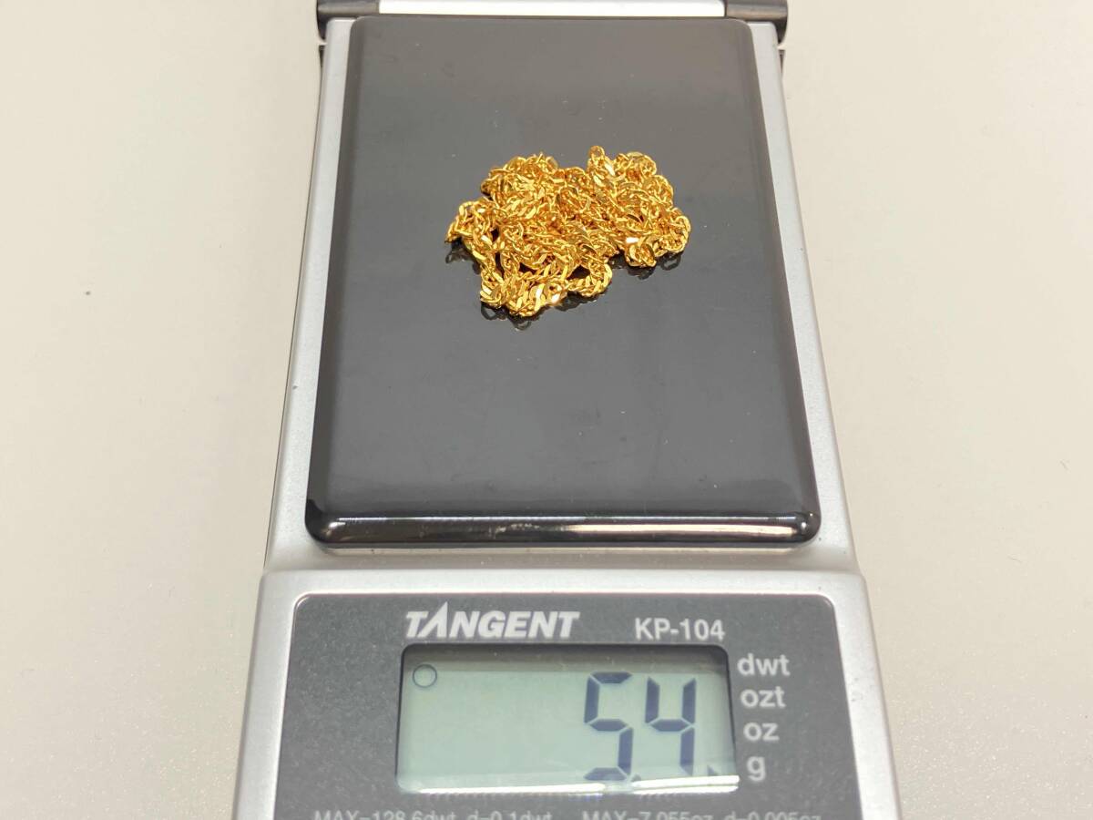 Yahoo!オークション - K22 スクリューチェーンネックレス 5.4g 40cm 2m...