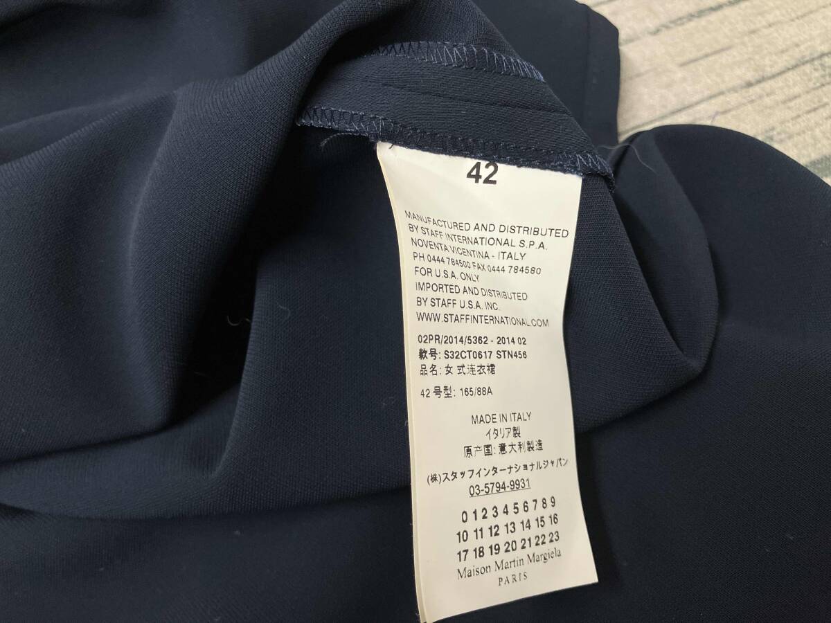 Yahoo!オークション - MM6ノースリーブワンピース ブラック／ネイビー ...