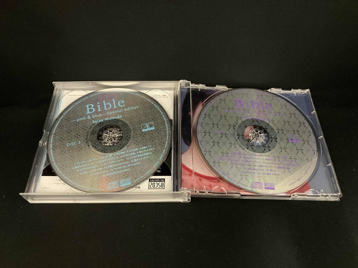Yahoo!オークション - 松田聖子 CD Bible-pink & blue- special editio...
