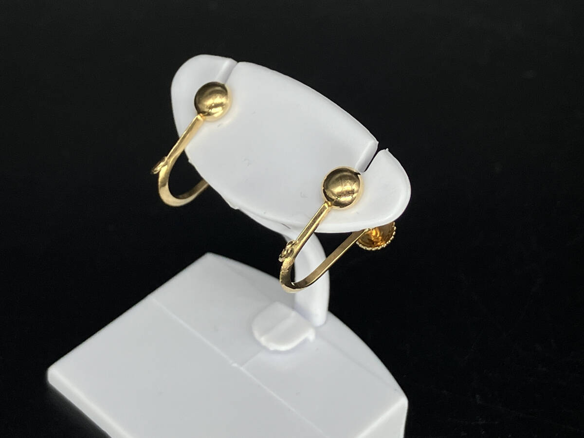 Yahoo!オークション - K18 1.0g イヤリング