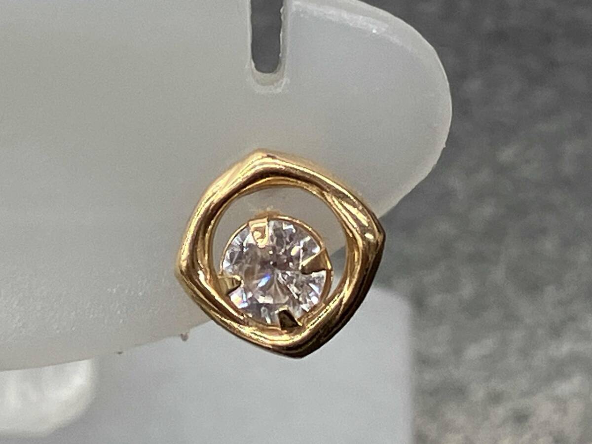 Yahoo!オークション - K18 イエローゴールド 片耳ピアス 総重量0.17g ...