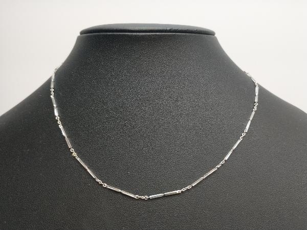 Yahoo!オークション - K14WG 切子チェーン ネックレス 3g 40cm 14K 14...