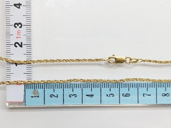 Yahoo!オークション - K18 スパイラルチェーン ネックレス 5g 40cm 2mm...