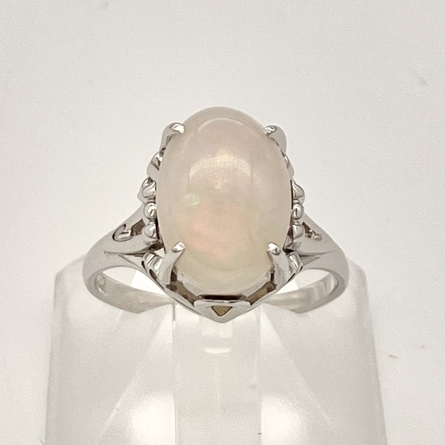 Yahoo!オークション - 【天然オパール】 K14WG 14金ホワイトゴールド ...