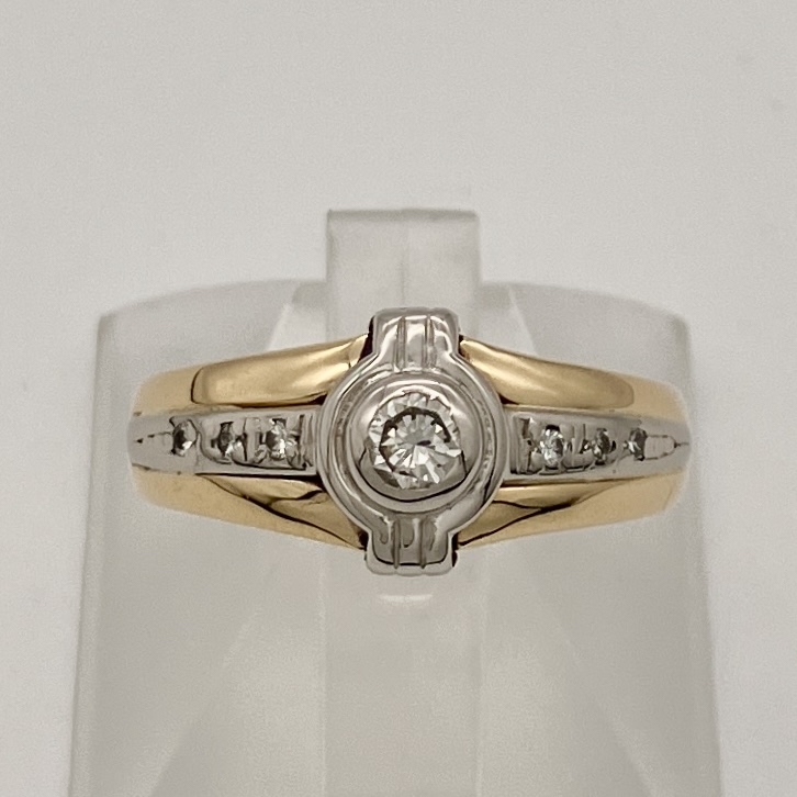 Yahoo!オークション - K18 18金 Pt900 プラチナ900 デザインリング ダ...