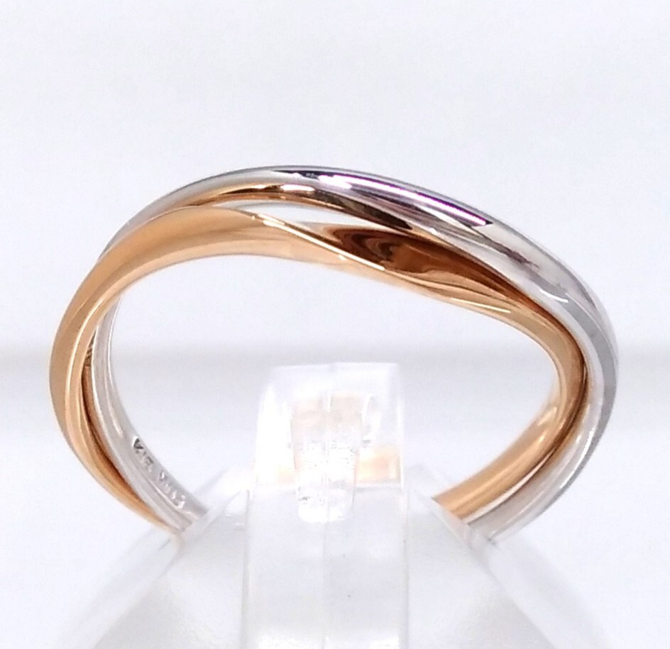 Yahoo!オークション - 【新品仕上げ済】 4℃ ヨンドシー K18 K18WG 2...