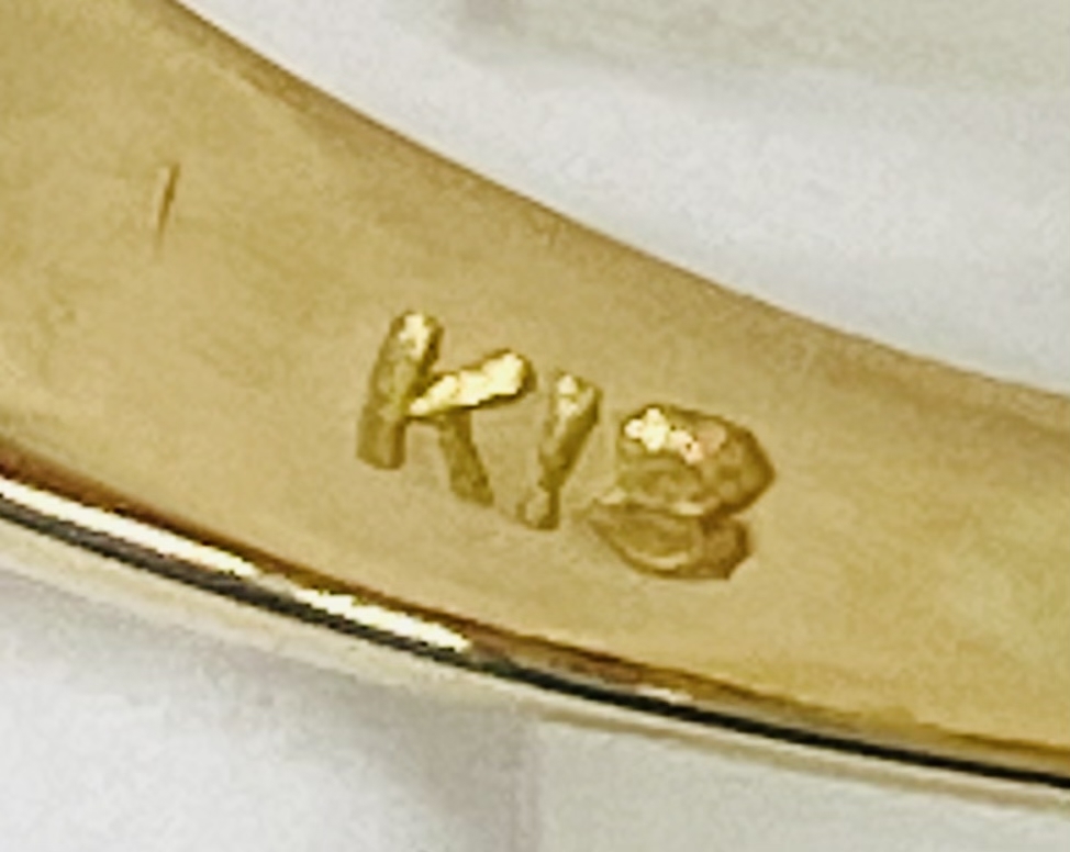 Yahoo!オークション - K18 天然ルビー 天然ダイヤモンド 0.08ct 14号 ...