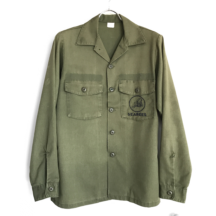 Yahoo!オークション - 80s ヴィンテージ USN SEABEES OG-507 U.S.NAVY...