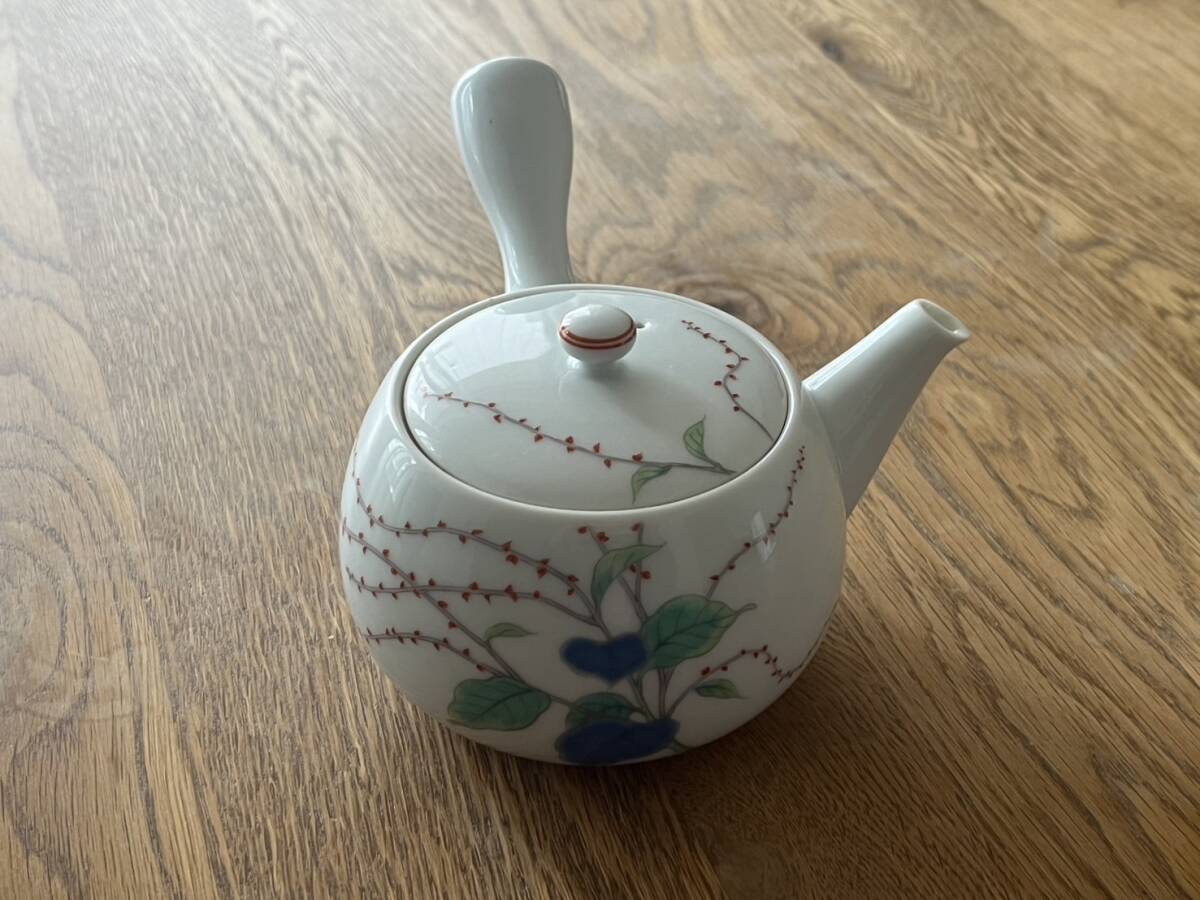 未使用 美品 深川製磁 水引草 急須茶器揃 宮内庁御用達(深川製磁 未使用 美品 深川製磁 水引草 急須茶器揃 宮内庁御用達(深川製磁