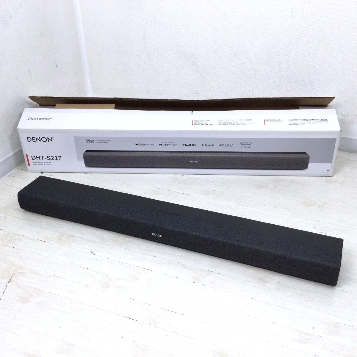 Yahoo!オークション - 1304 DENON デノン サウンドバー dht-s217 サブ...