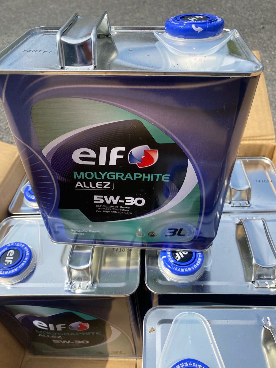 Yahoo!オークション - elfオイル 5W-30 3L缶 6個