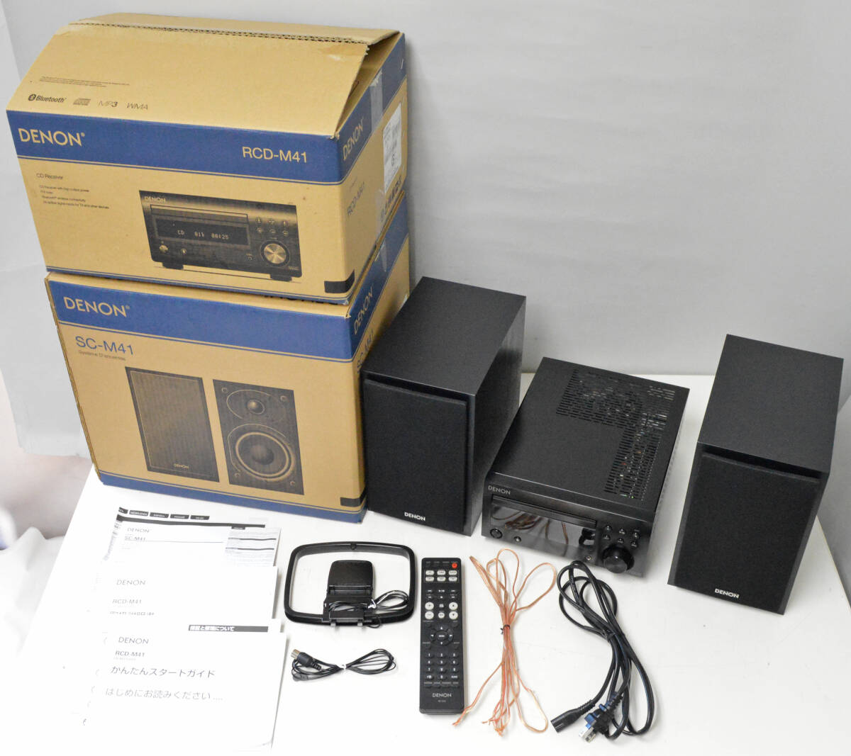 Yahoo!オークション - ほぼ新品 2024年製 Denon CDコンポ RCD-M41 SC-M...