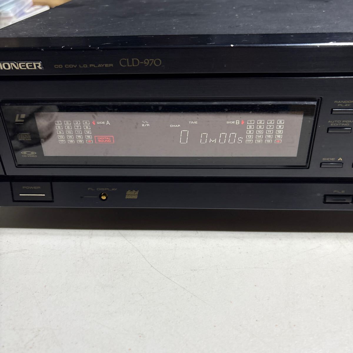 Yahoo!オークション - 通電のみ Pioneer パイオニア LDプレーヤー CLD-...