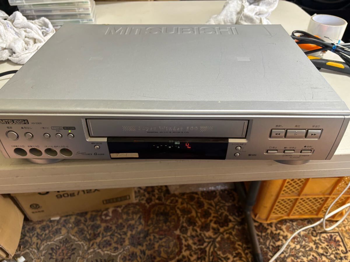 Yahoo!オークション - MITSUBISHI 三菱 ビデオカセットレコーダー HV-S...