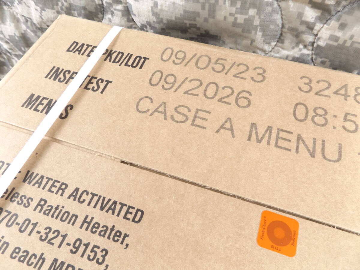 Yahoo!オークション - 箱だし 2026年9月検 MENU-1 MREレーション 米軍 ...