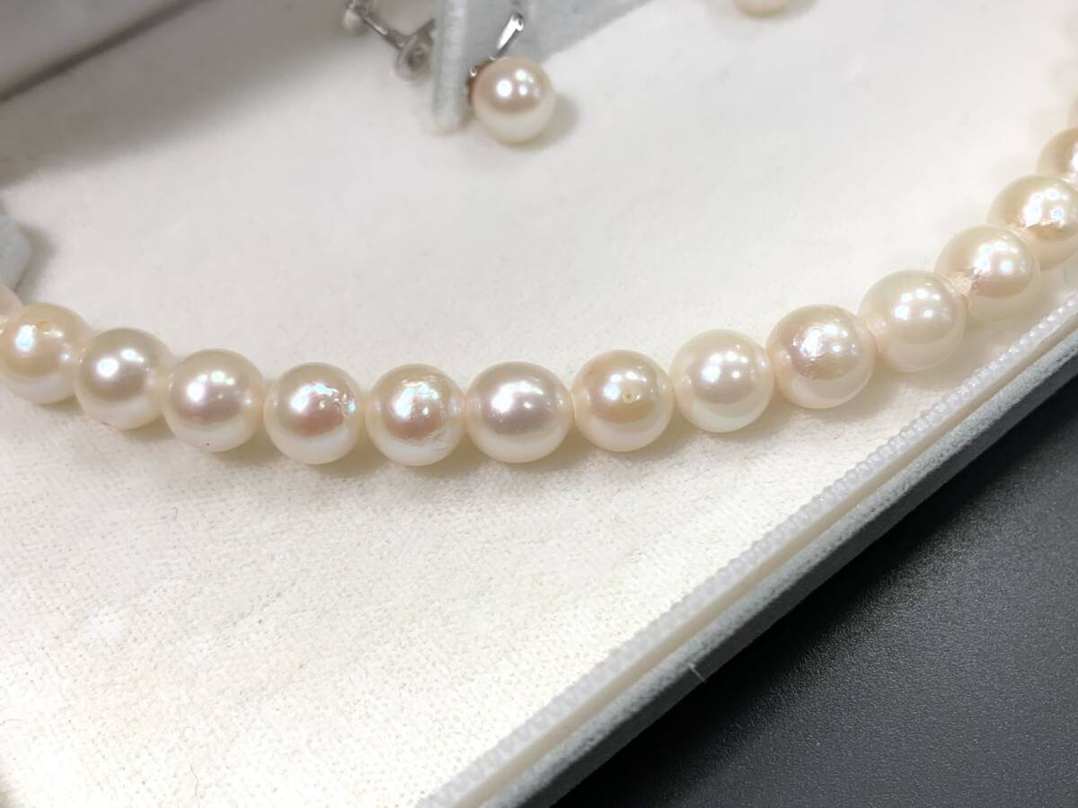 髙島屋 アコヤ 真珠 パール ネックレス 約40.8g 本真珠 8.0-8.5 髙島屋 アコヤ 真珠 パール ネックレス 約40.8g 本真珠 8.0-8.5