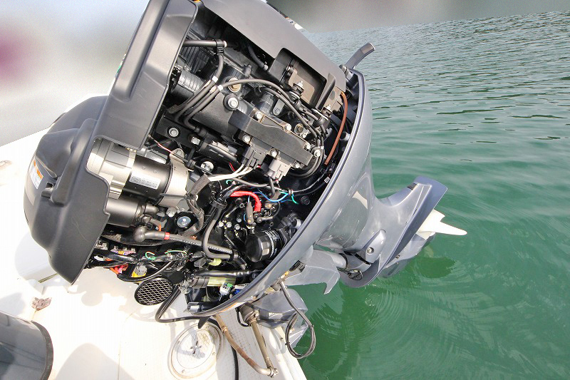 Yahoo!オークション - 使用時間25h ヤマハ90ps船外機 ロイヤルレジン R...