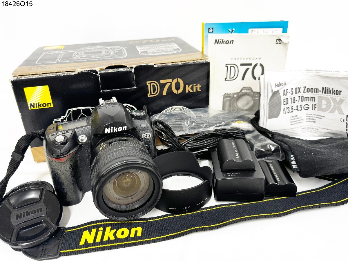 Yahoo!オークション - シャッターOK Nikon ニコン D70 DX AF-S NIKKOR ...