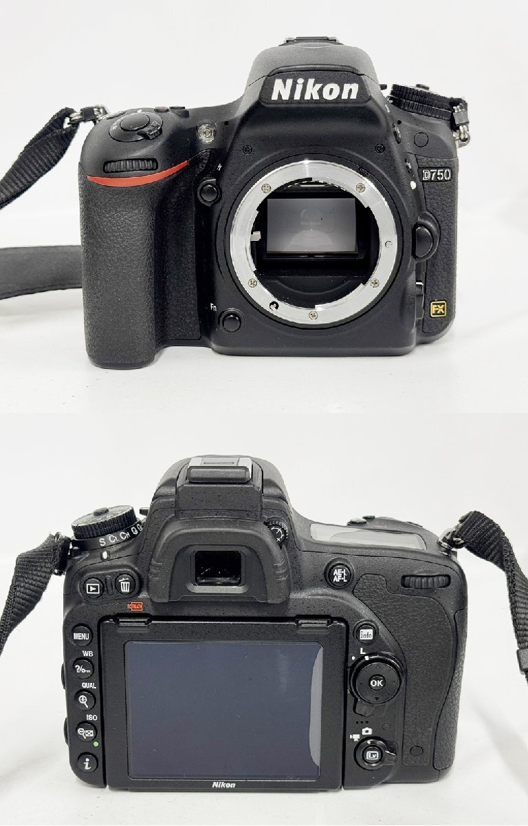 Yahoo!オークション - 防湿庫保管品 シャッターOK Nikon ニコン D750 N...