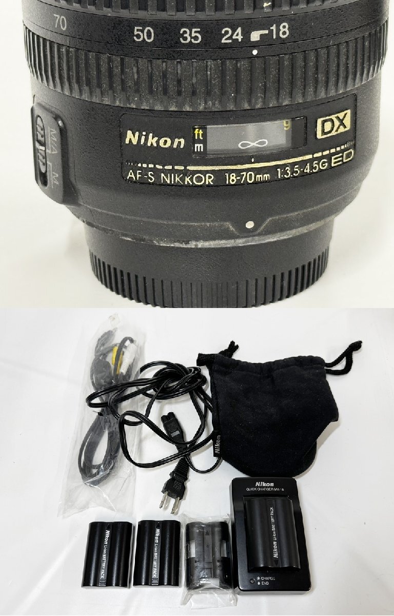 Yahoo!オークション - シャッターOK Nikon ニコン D70 DX AF-S NIKKOR ...