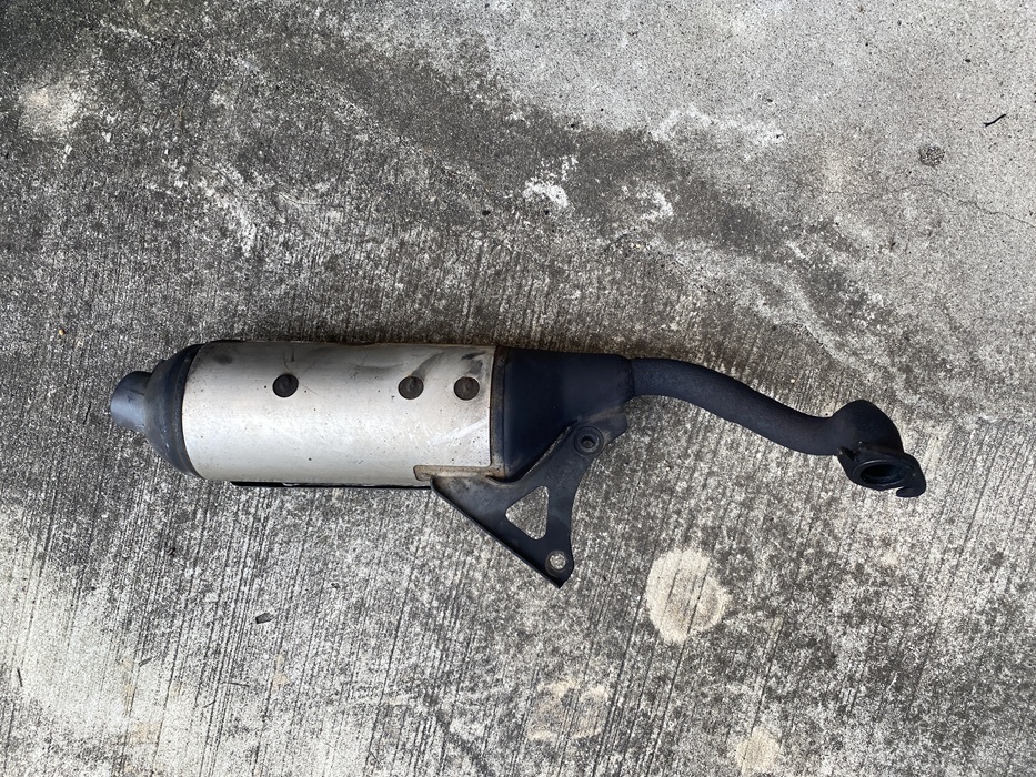 Yahoo!オークション - YAMAHA ヤマハ スーパー JOG 純正 マフラー チャ...