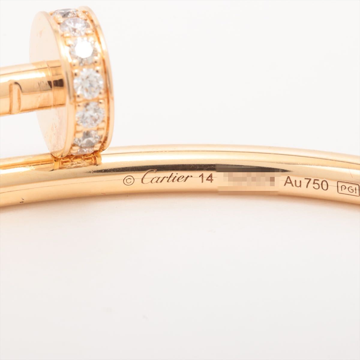 Cartier ジュストアンクル SM ダイヤモンドブレスレット 750 Cartier ジュストアンクル SM ダイヤモンドブレスレット 750