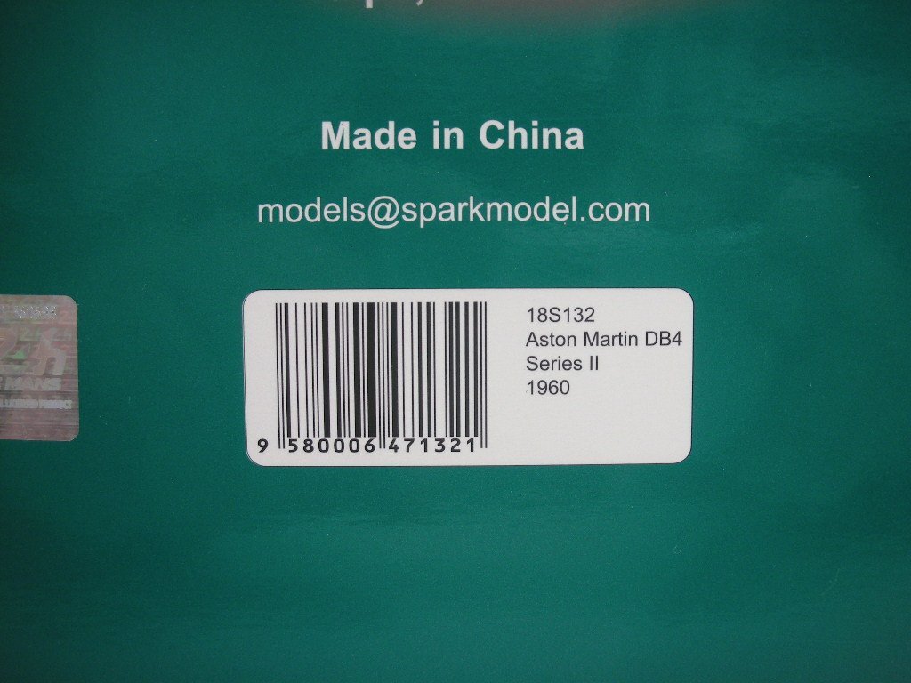 Yahoo!オークション - スパーク 1/18 アストンマーチン DB4 シリーズ I...