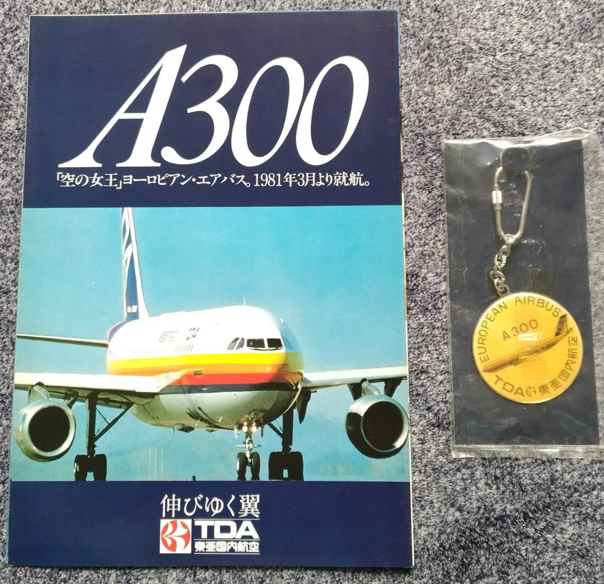 Yahoo!オークション - TDA A300就航記念パンフ＆キーホルダー