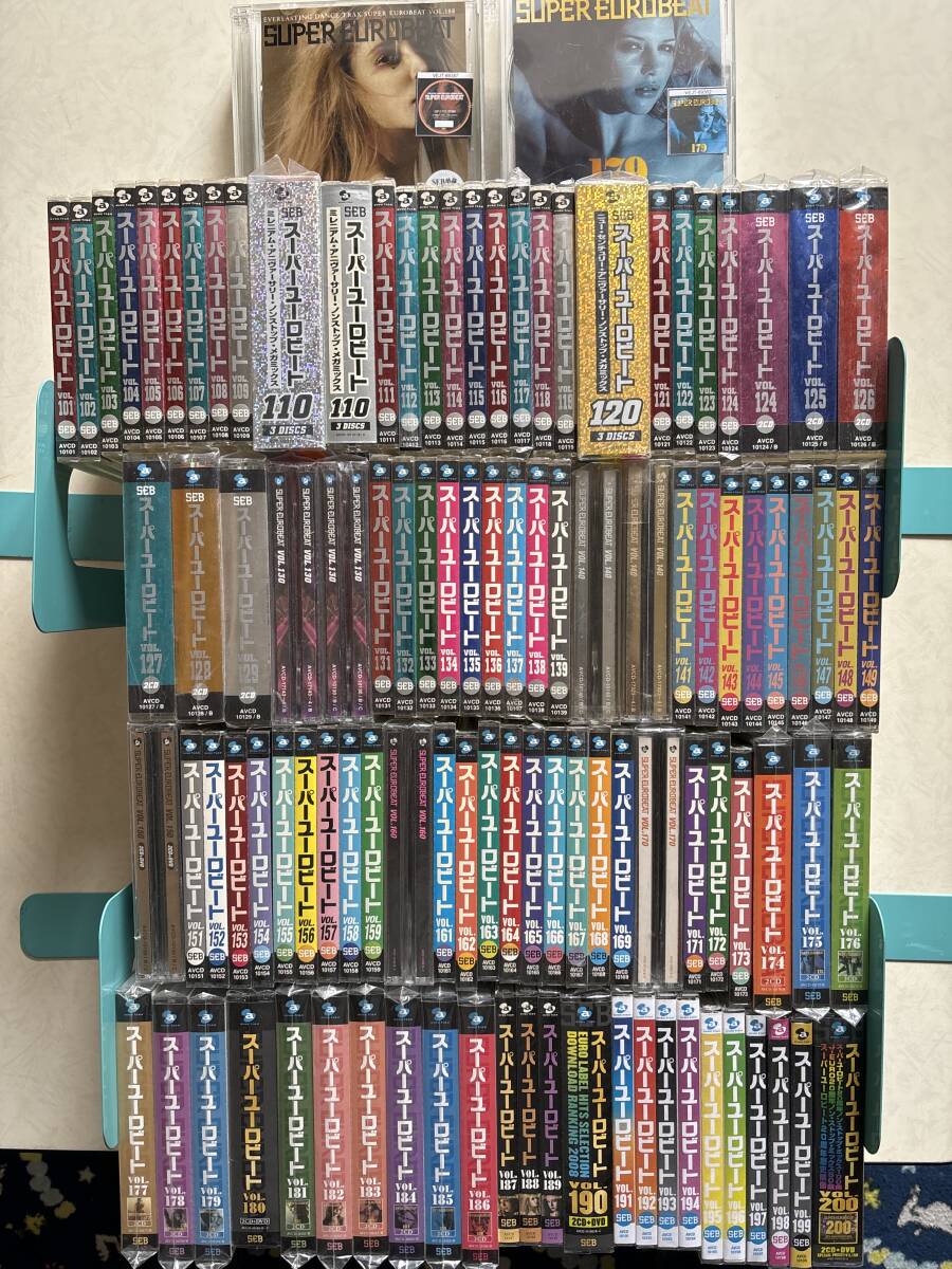 Yahoo!オークション - avex trax SUPER EUROBEAT VOL.101〜VOL.200 帯...