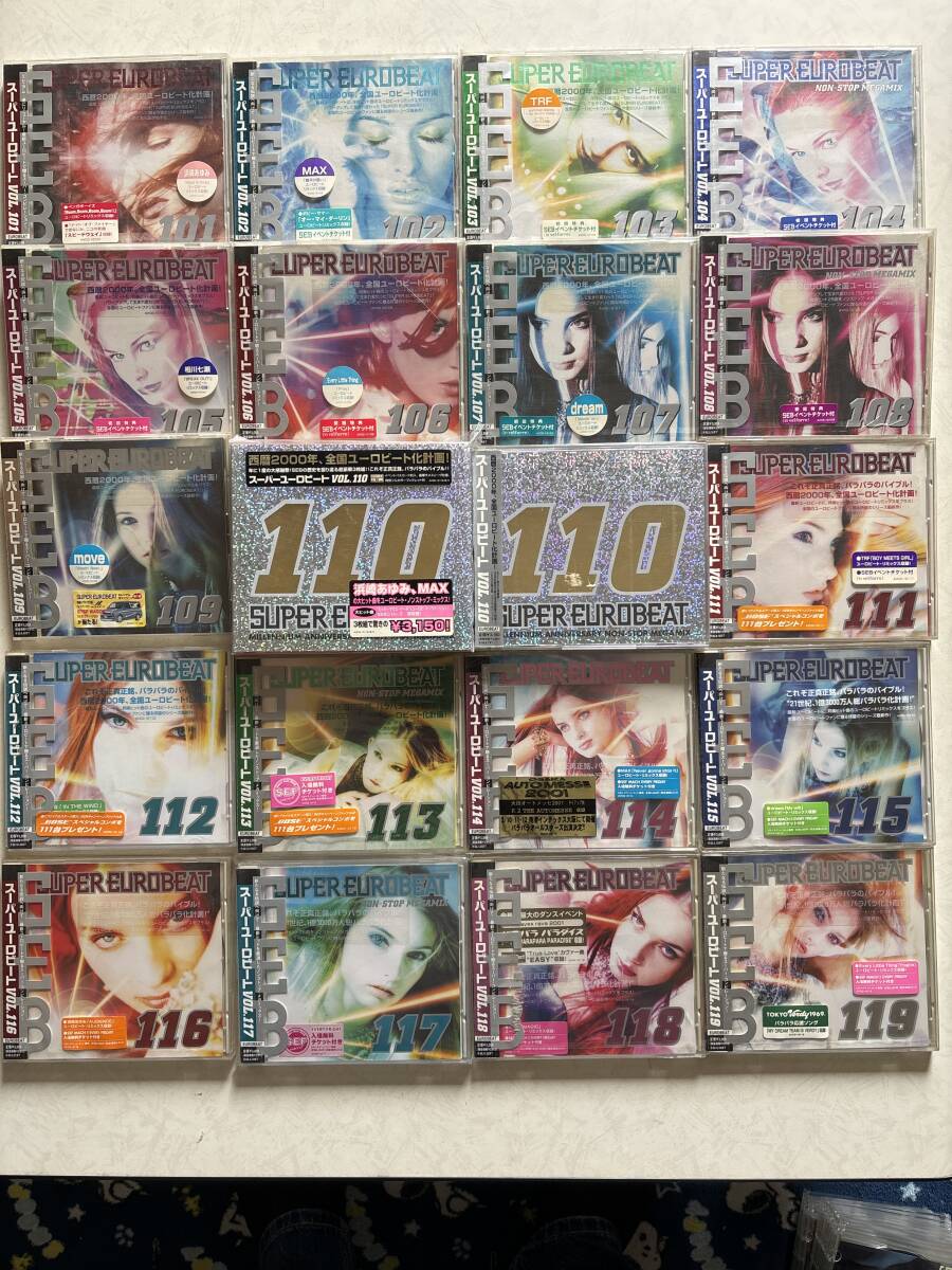 Yahoo!オークション - avex trax SUPER EUROBEAT VOL.101〜VOL.200 帯...