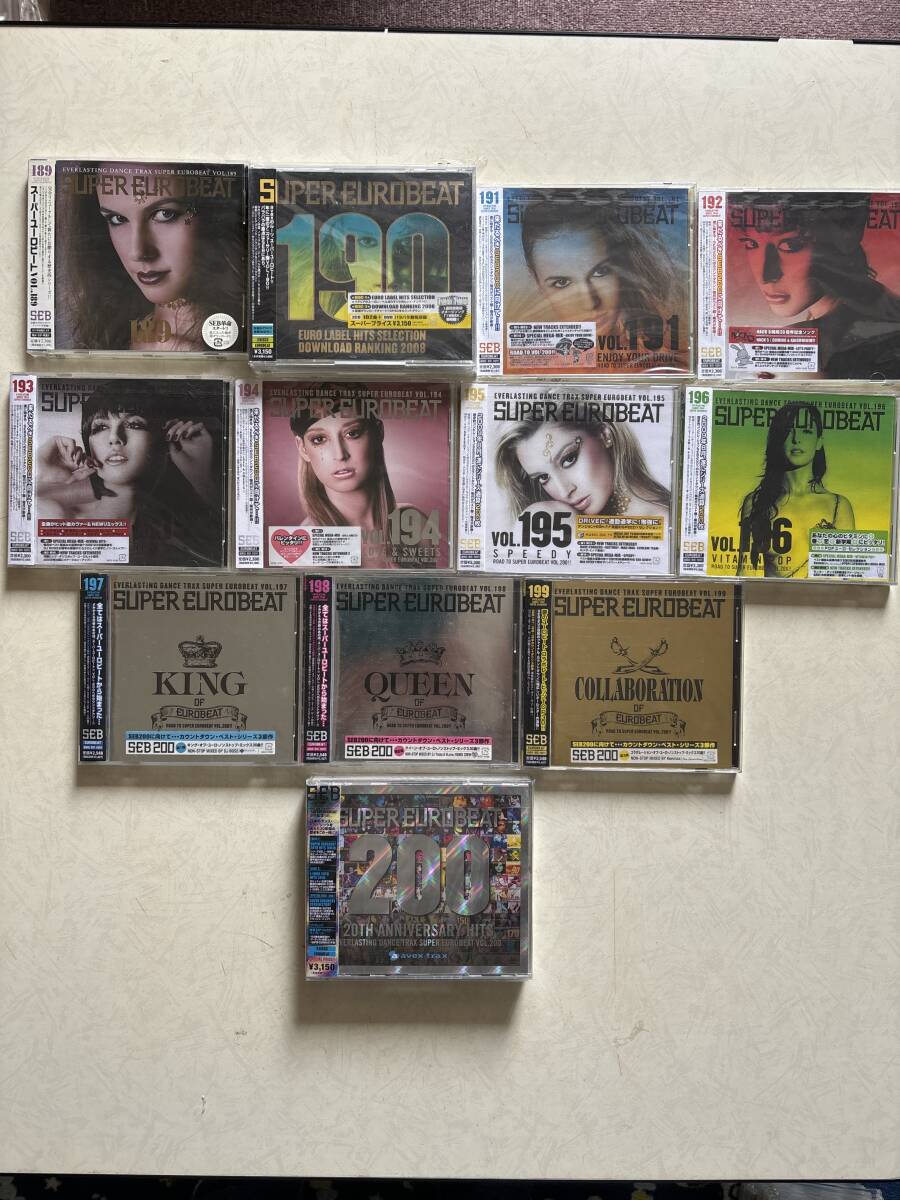 Yahoo!オークション - avex trax SUPER EUROBEAT VOL.101〜VOL.200 帯...