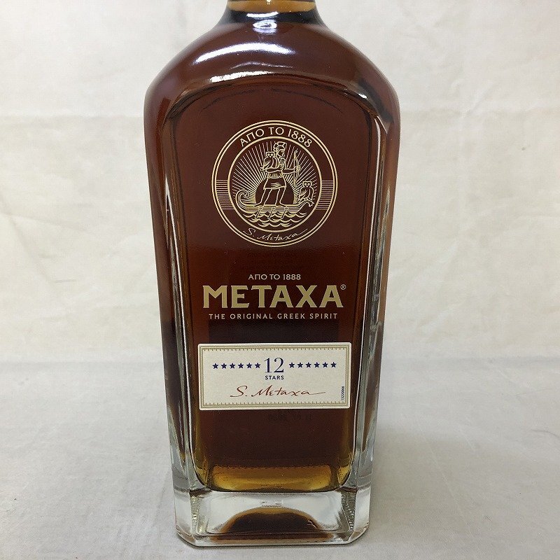 Yahoo!オークション - 【未開栓】METAXA(メタクサ) 12スター ブランデ...