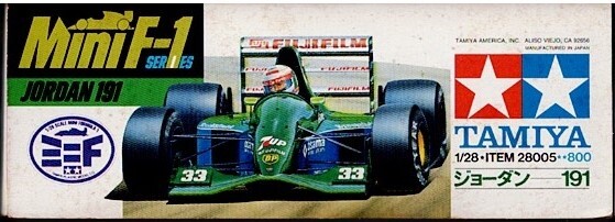 ☆ミニ四駆 タミヤ 1/28 ミニF-1シリーズ No.5 ジョーダン191 ☆ミニ四駆 タミヤ 1/28 ミニF-1シリーズ No.5 ジョーダン191