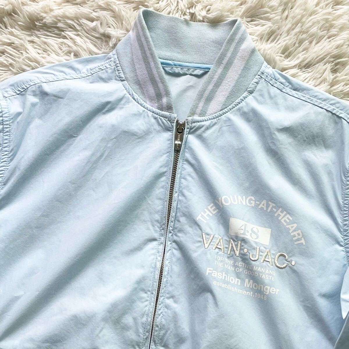 Lサイズ VAN JACKET 近年モデル スタジャン ロゴ刺繍 ロゴ刻印 Lサイズ VAN JACKET 近年モデル スタジャン ロゴ刺繍 ロゴ刻印