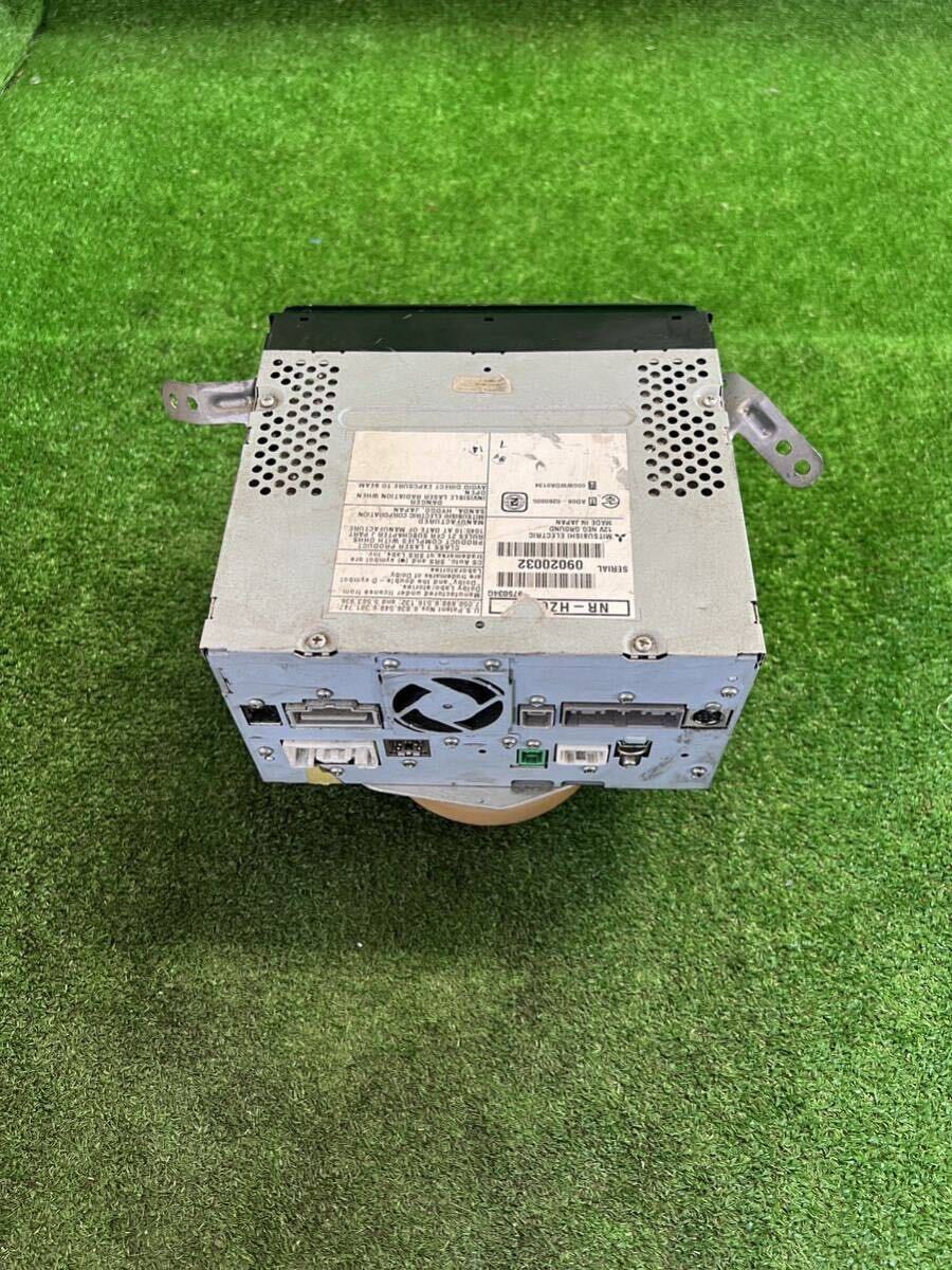 Yahoo!オークション - Q3179 [ジャンク]三菱純正 NR-HZ001 HDDナビ 地...