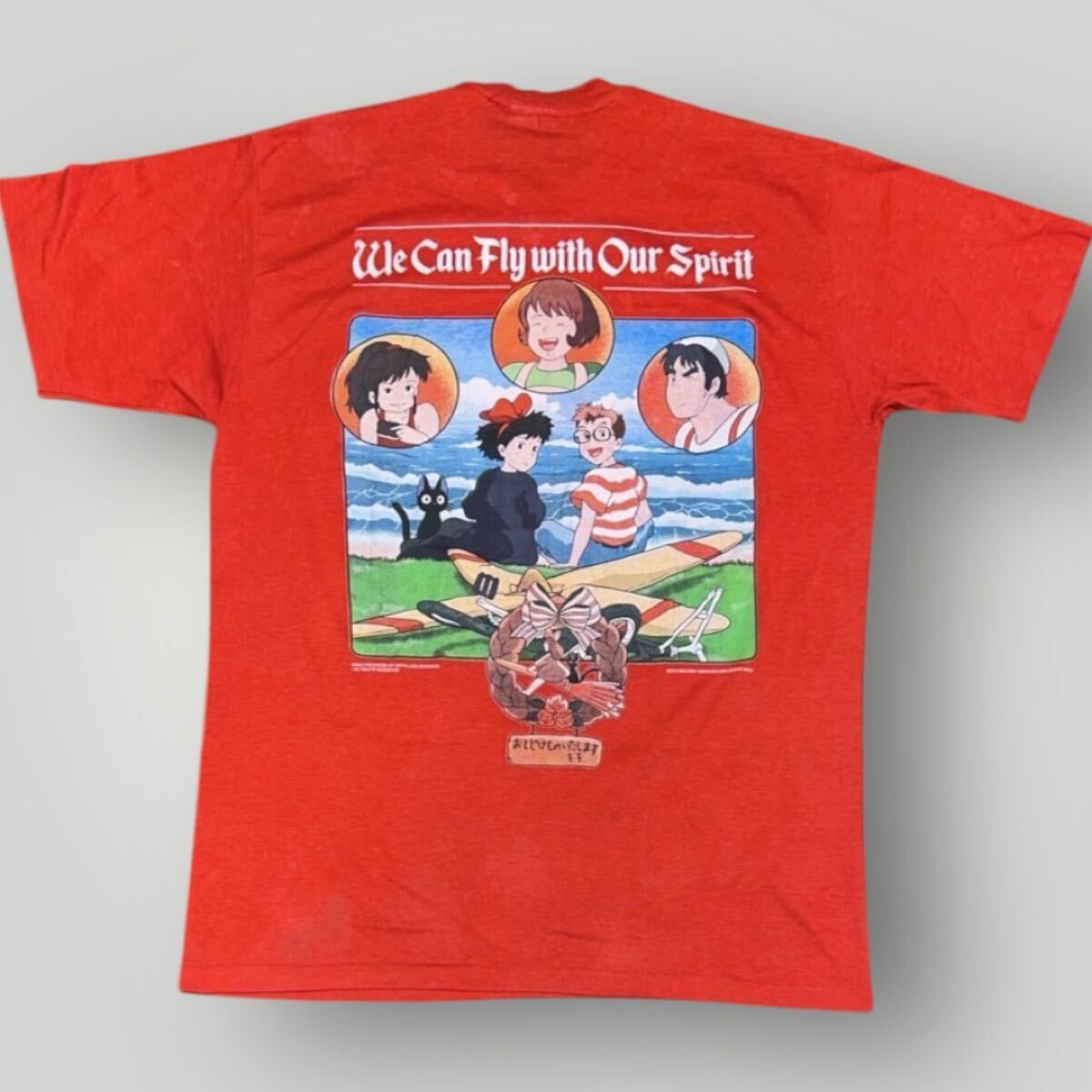 スペシャル 魔女の宅急便 Tシャツ L ジブリ 赤 アニメT AKIRA スペシャル 魔女の宅急便 Tシャツ L ジブリ 赤 アニメT AKIRA