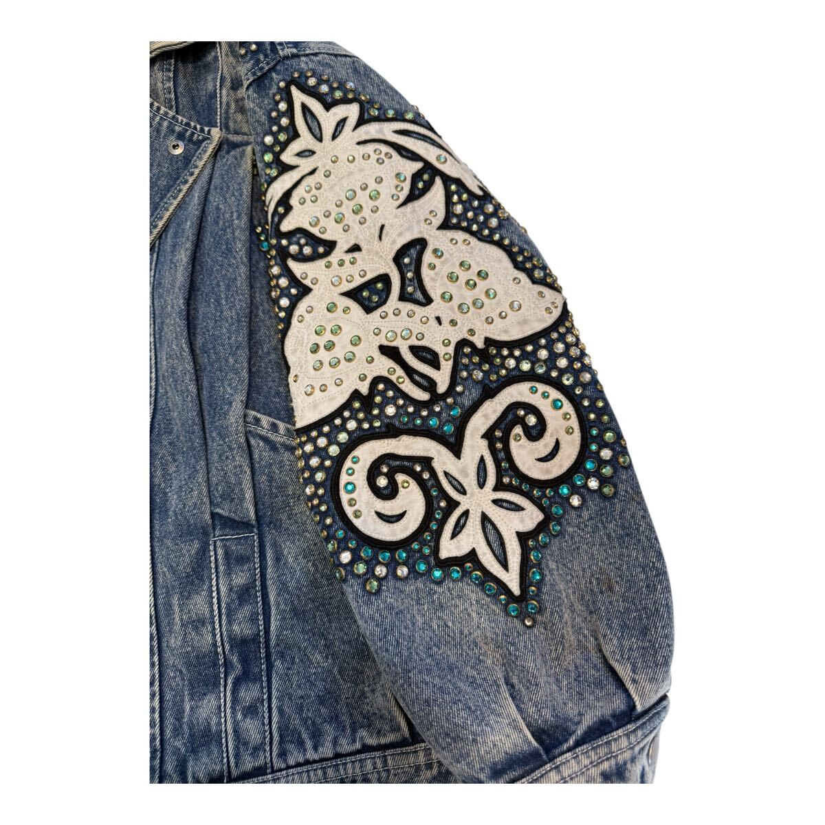 GUCCI グッチ デニムジャケット エンブロイダリー 18SS ミケーレ GUCCI グッチ デニムジャケット エンブロイダリー 18SS ミケーレ