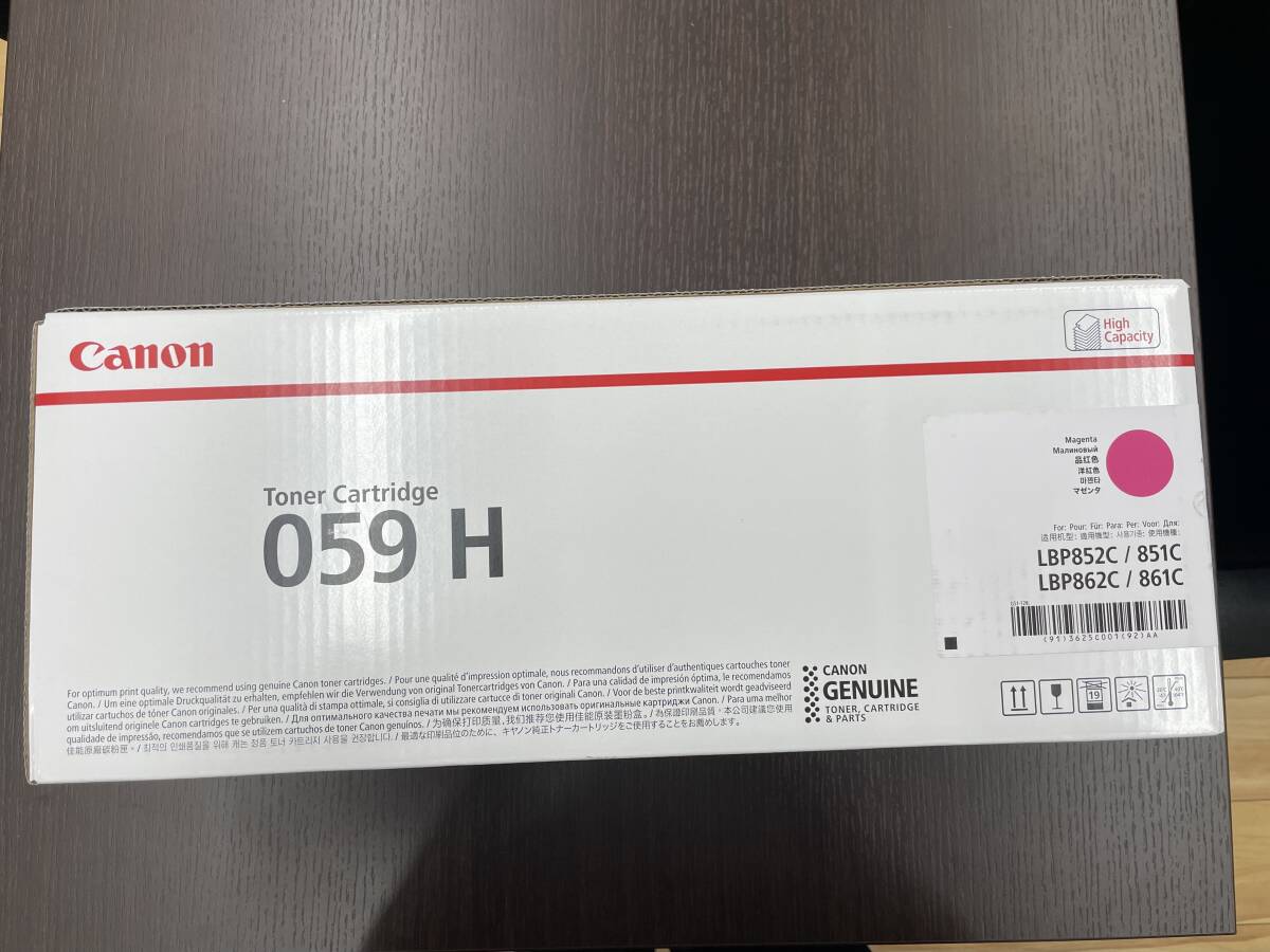 H9698 キャノン トナー カートリッジ Canon Toner Cartriclge 059H マゼンダ 現状品(キヤノン)｜売買されたオークション情報、yahooの商品情報をアーカイブ ...