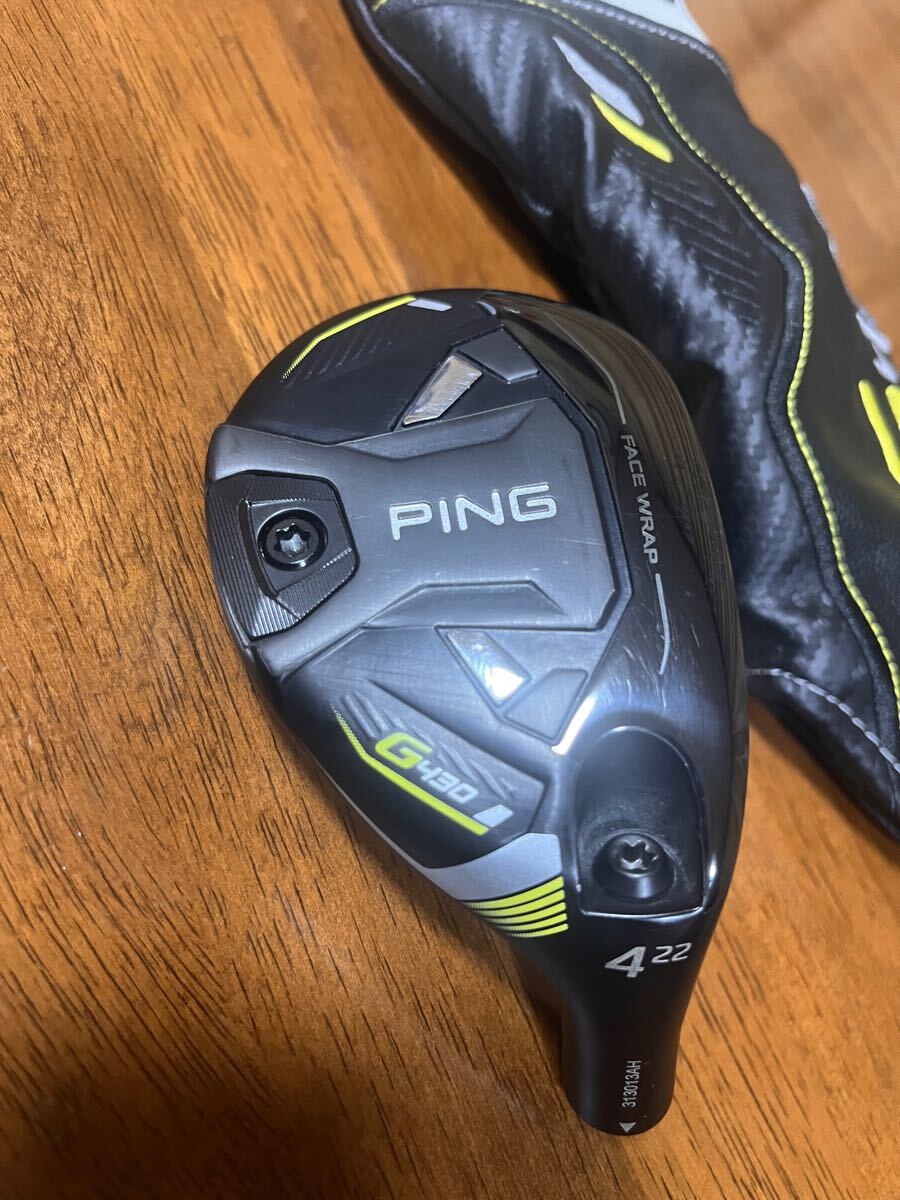 PING ピン G430 U4 22°ユーティリティ ハイブリッド ヘッドのみ ヘッドカバー付属(ピン)｜売買されたオークション情報、yahooの商品情報をアーカイブ公開 - オークファン ...