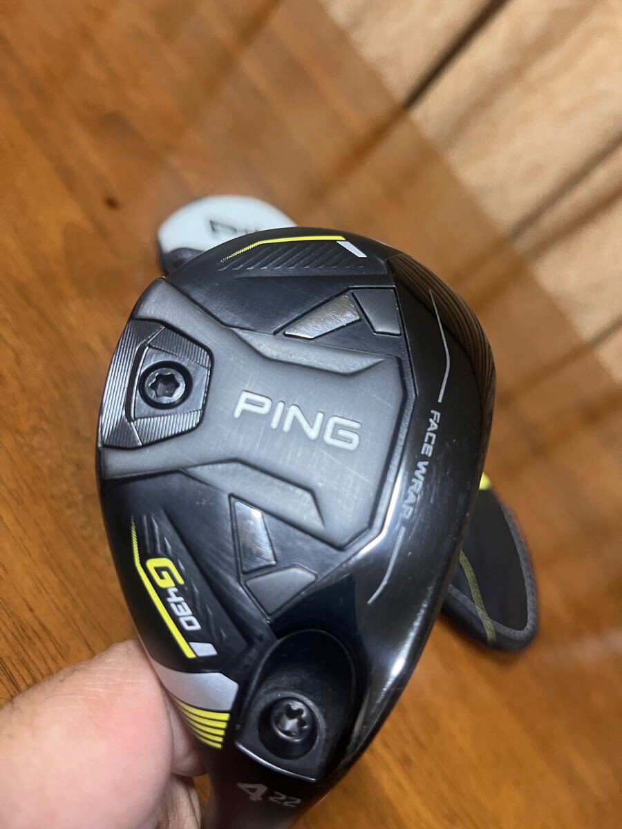 PING ピン G430 U4 22°ユーティリティ ハイブリッド ヘッドのみ ヘッドカバー付属(ピン)｜売買されたオークション情報、yahooの商品情報をアーカイブ公開 - オークファン ...