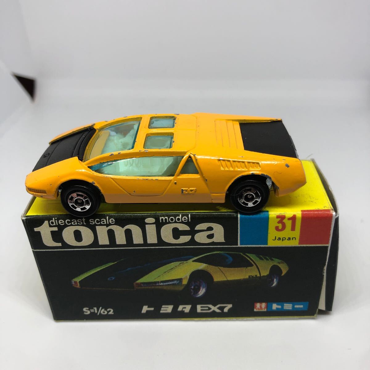 Yahoo!オークション - トミカ 日本製 黒箱 31 トヨタ EX7 当時物 絶版 ...